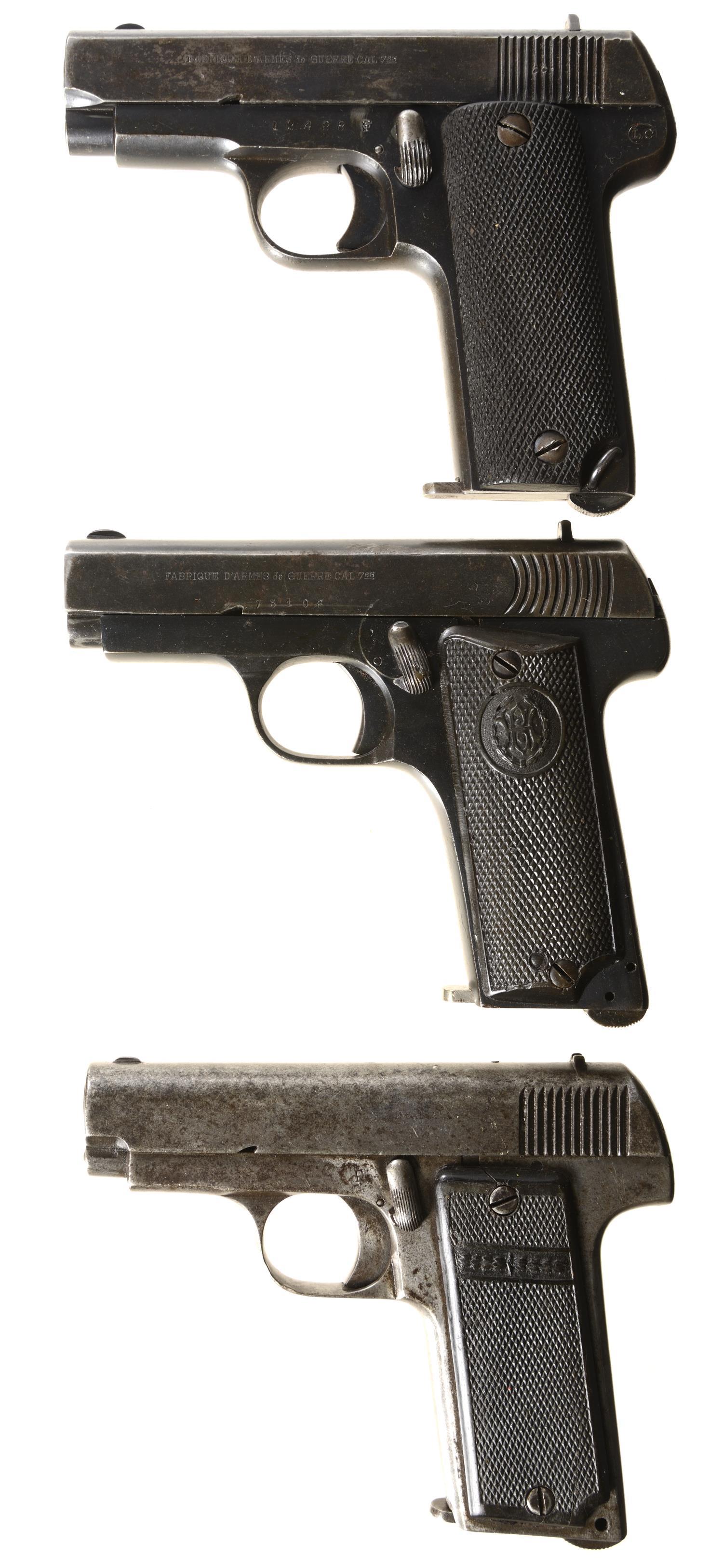 Three Spanish Semi-Automatic Pistols | Rock Island Auction