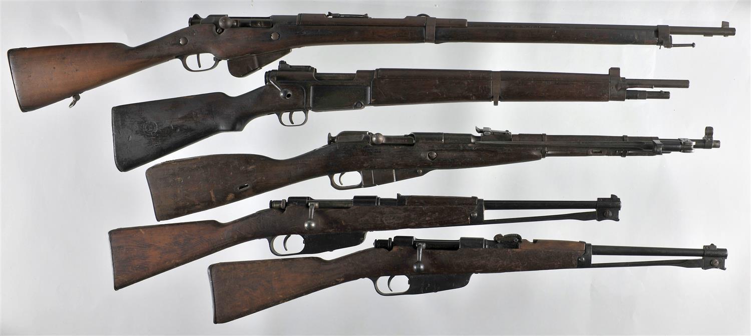 Five European Bolt Action Rifles | Rock Island Auction