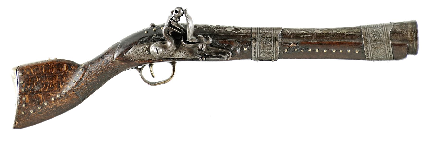 Mediterranean Style Flintlock Blunderbuss | Rock Island Auction