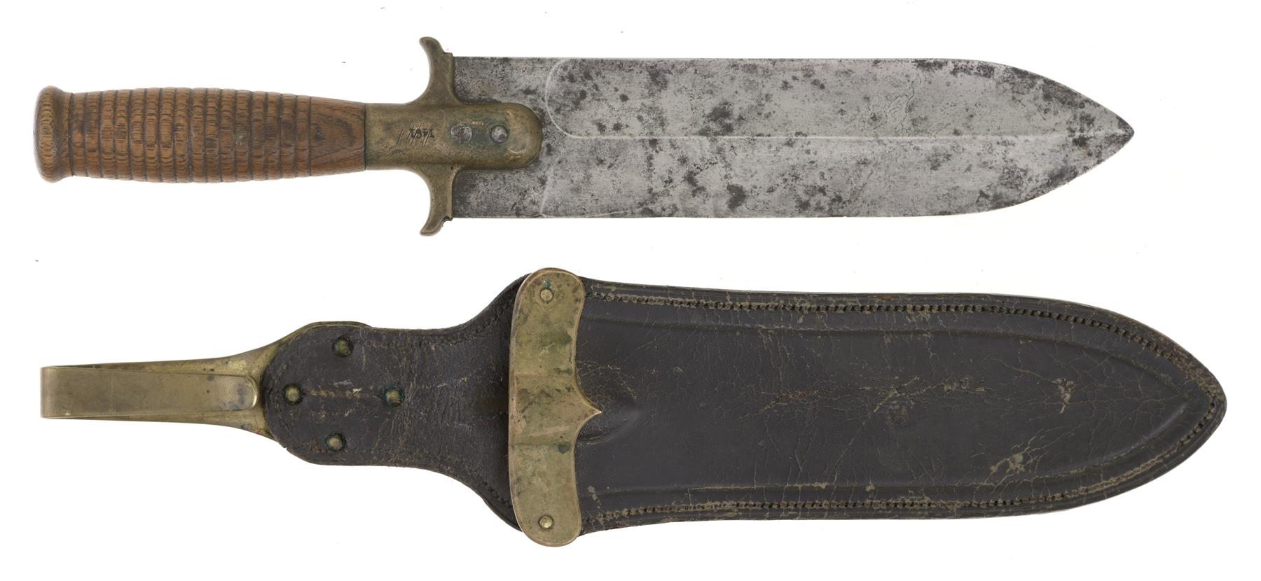 U.S. Springfield Model 1880 Hunting Knife with Sheath | Rock Island Auction
