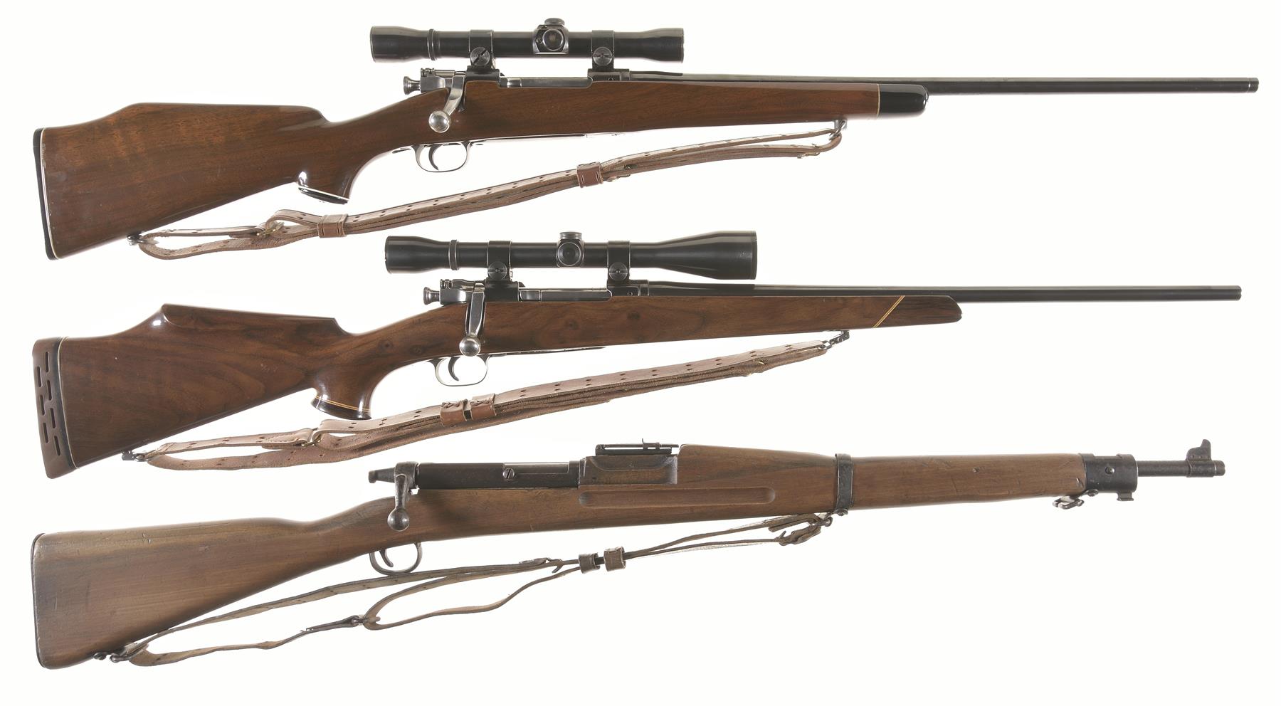 Two Springfield Bolt Action Rifles and Training Rifle | Rock Island Auction