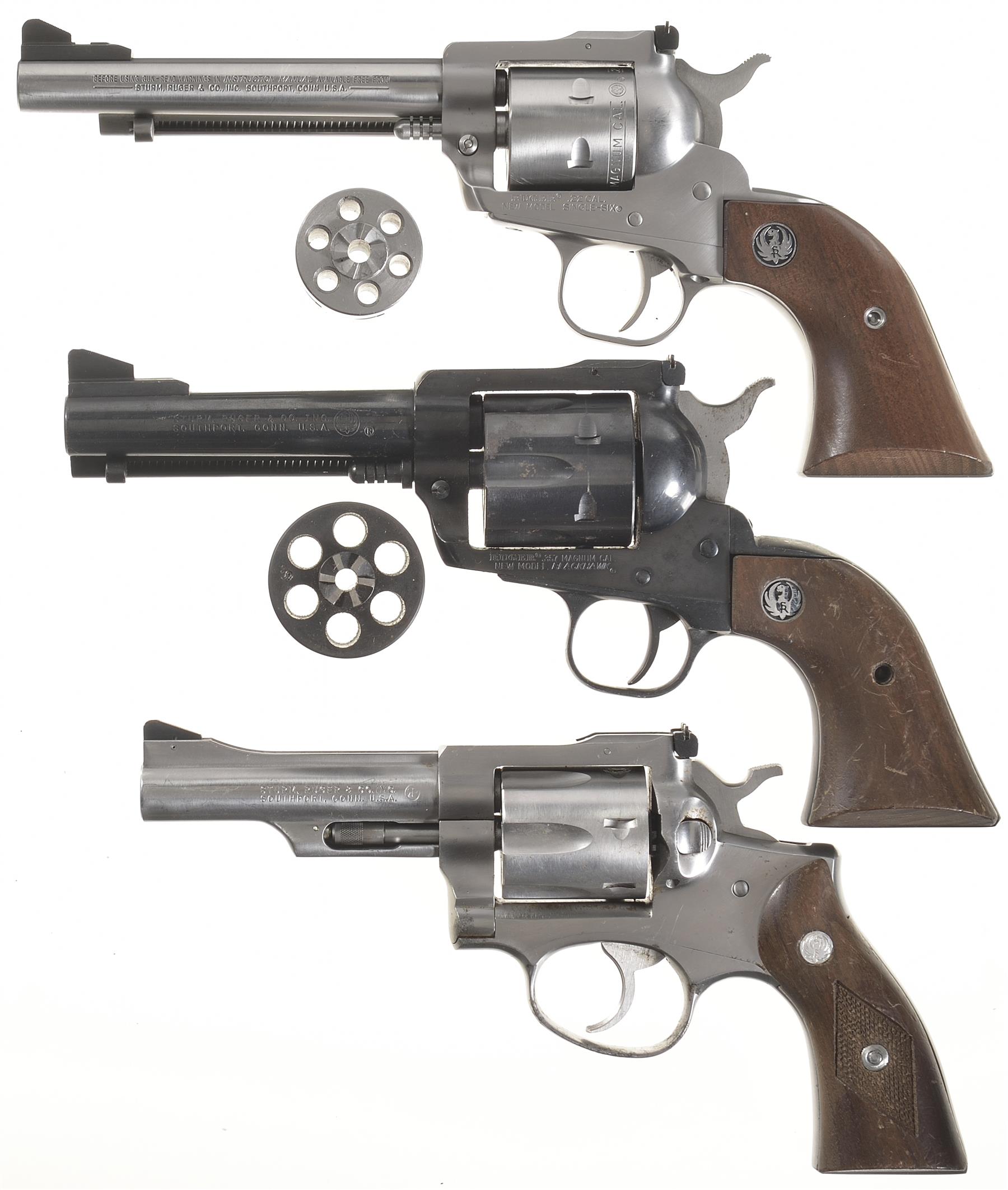 Three Revolvers | Rock Island Auction