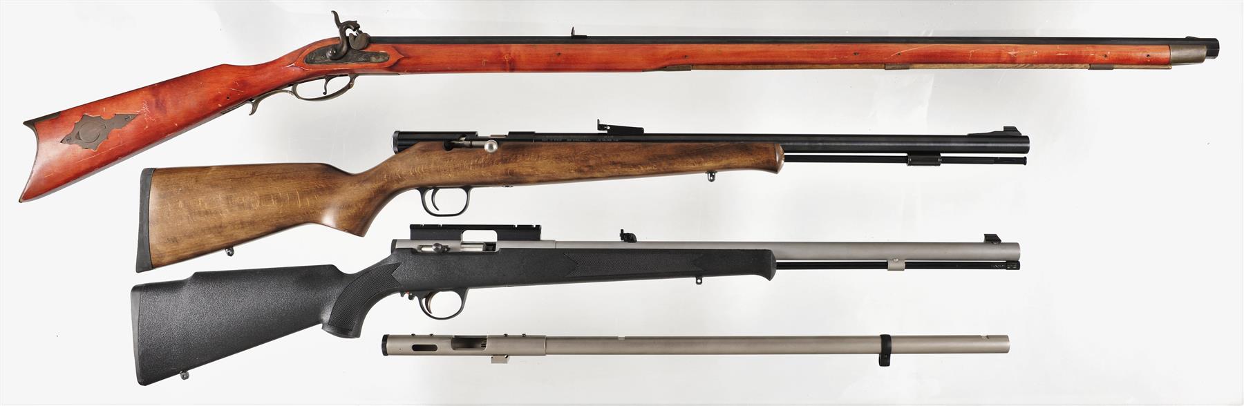 Three Percussion Rifles and a Barreled Action | Rock Island Auction