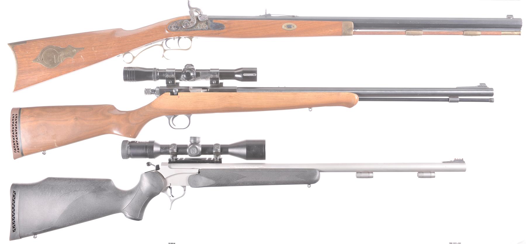 Three Contemporary Percussion Rifles | Rock Island Auction