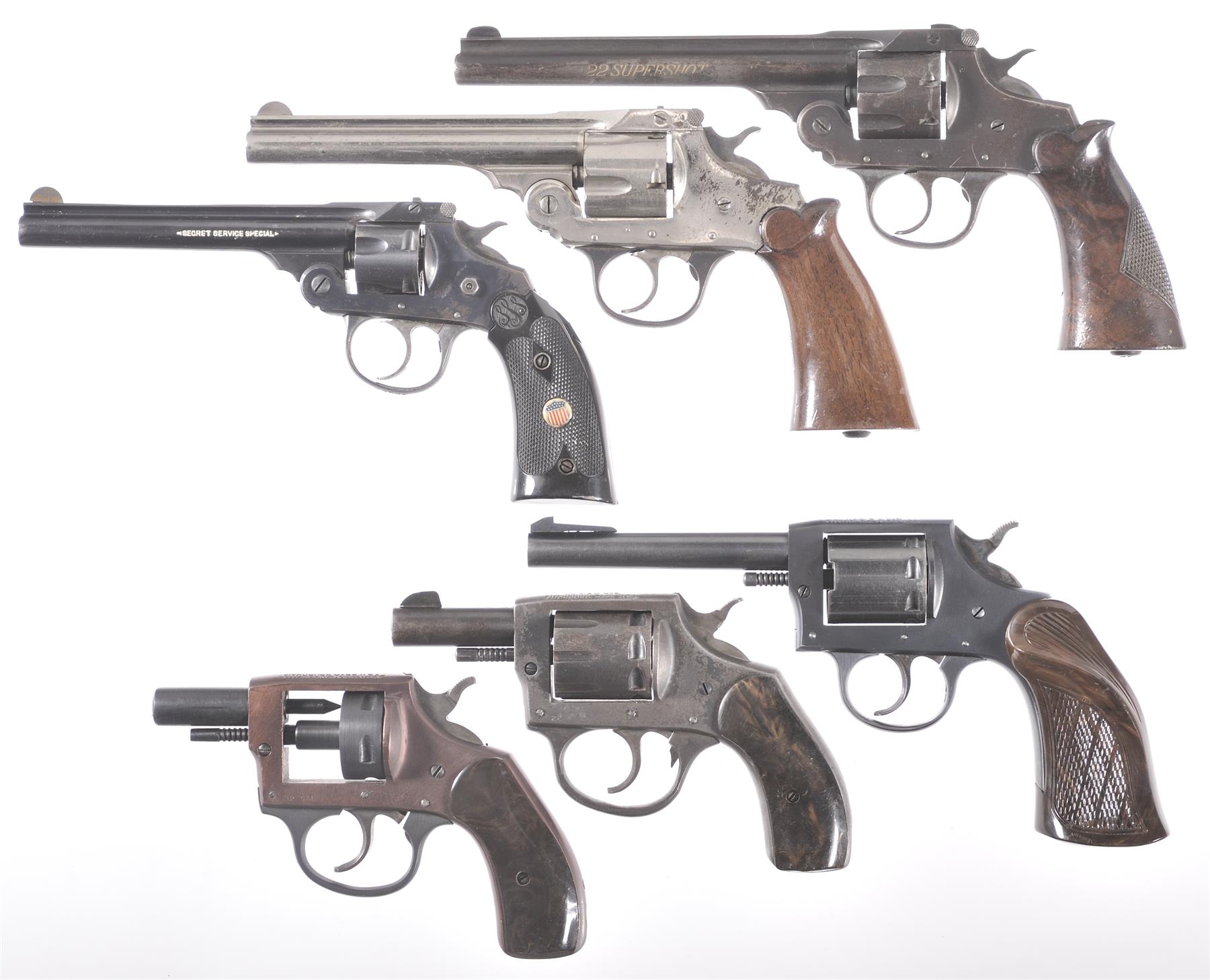 Six Iver Johnson Double Action Revolvers | Rock Island Auction