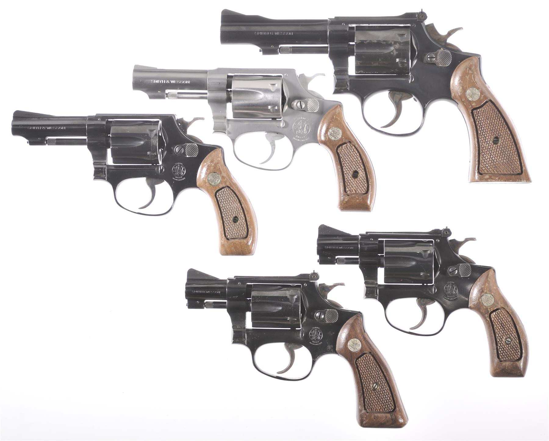 Five Smith & Wesson Double Action Revolvers | Rock Island Auction