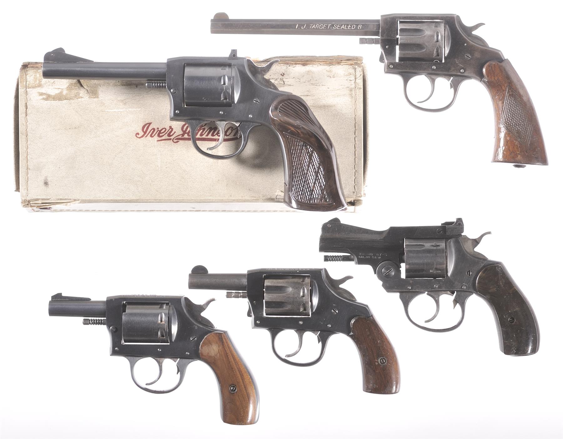 Five Iver Johnson Double Action Revolvers | Rock Island Auction