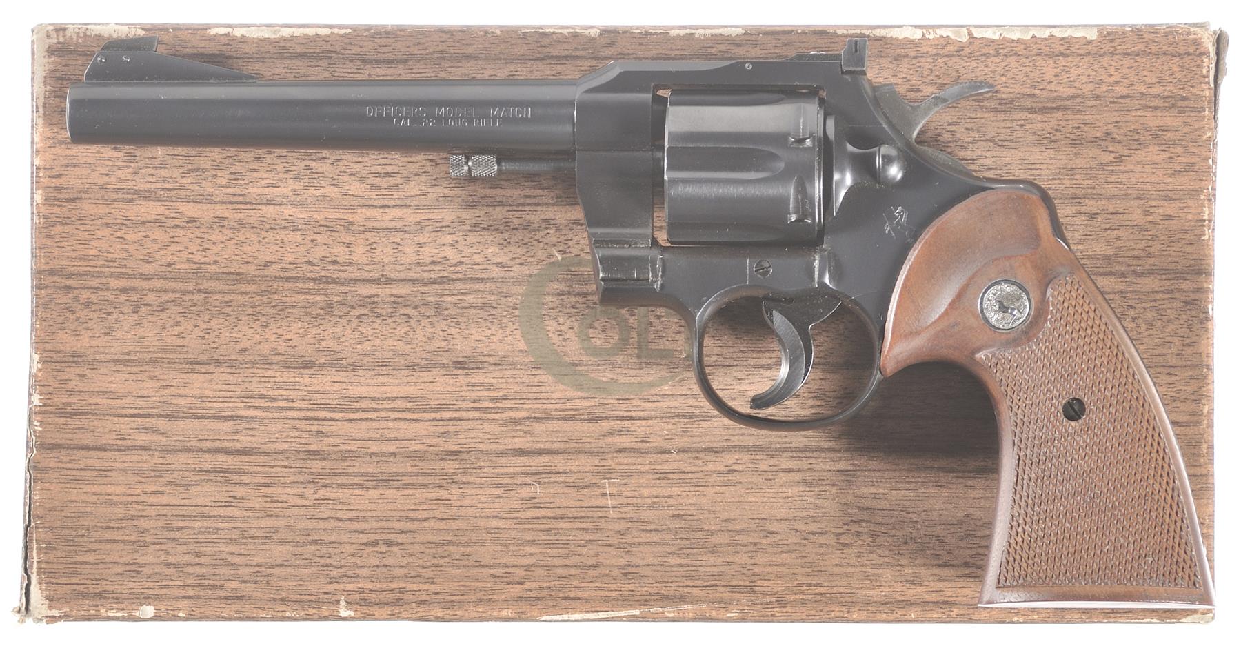 Colt Officers Model Match Revolver 22 LR | Rock Island Auction