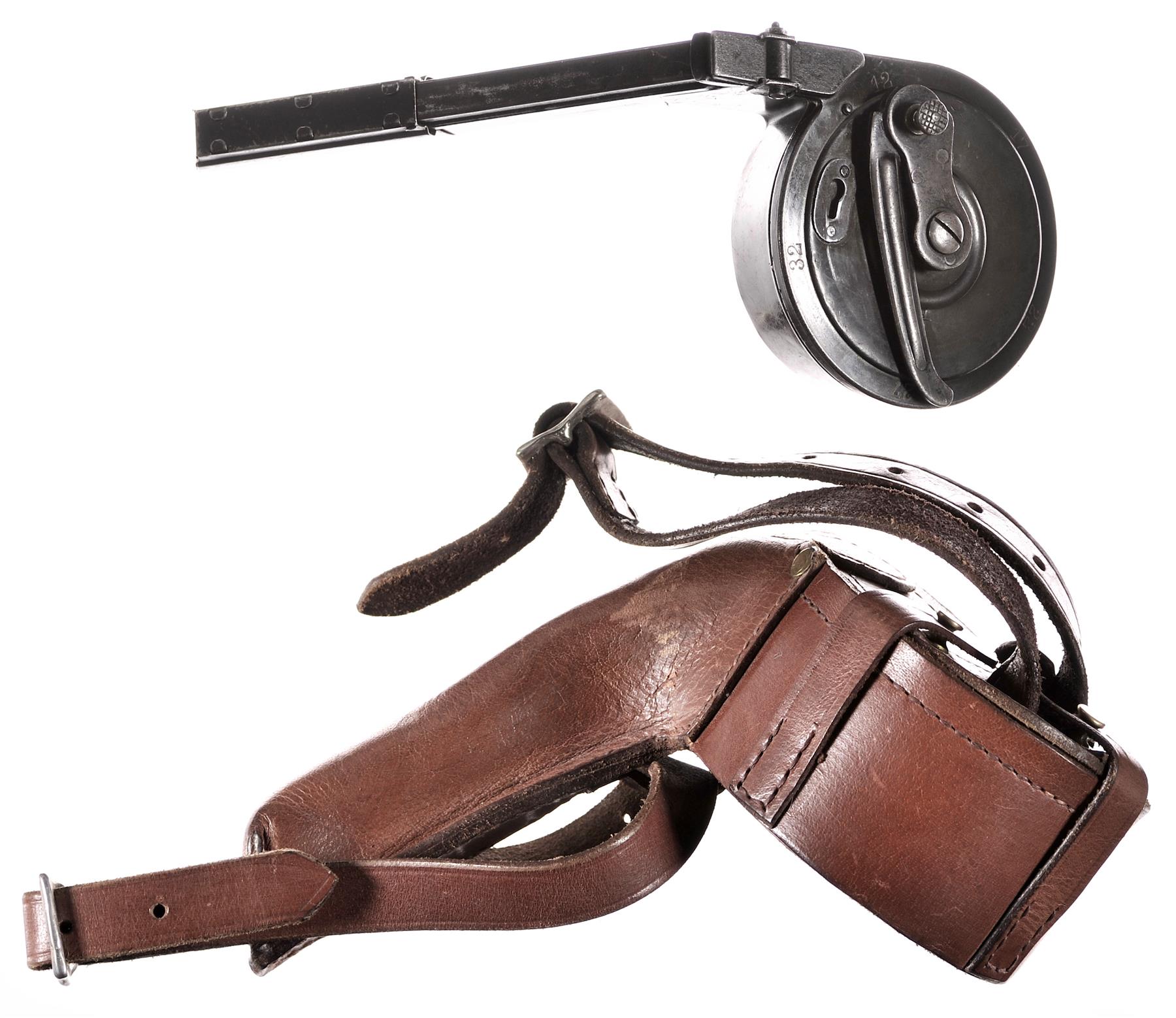 German Artillery Luger Snail Drum Magazine | Rock Island Auction