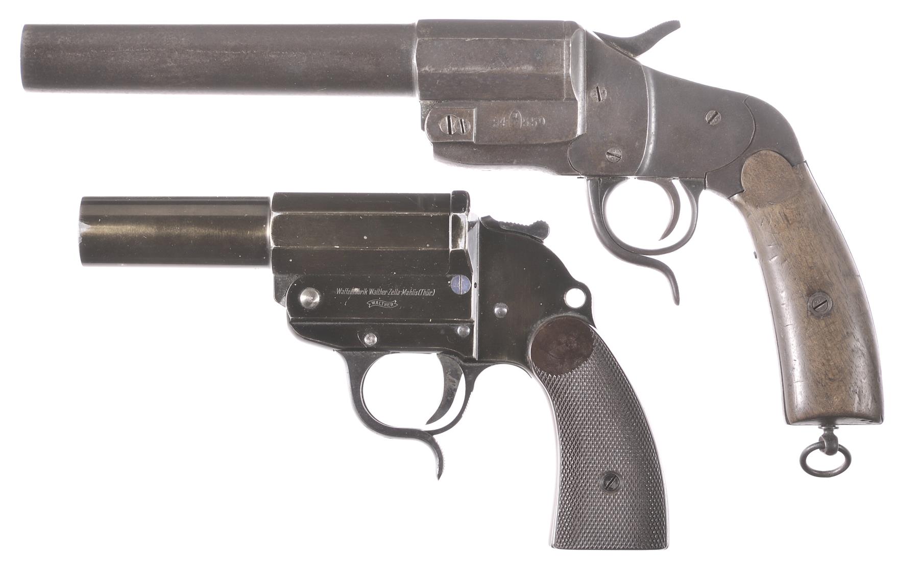 Two Flare Pistols | Rock Island Auction