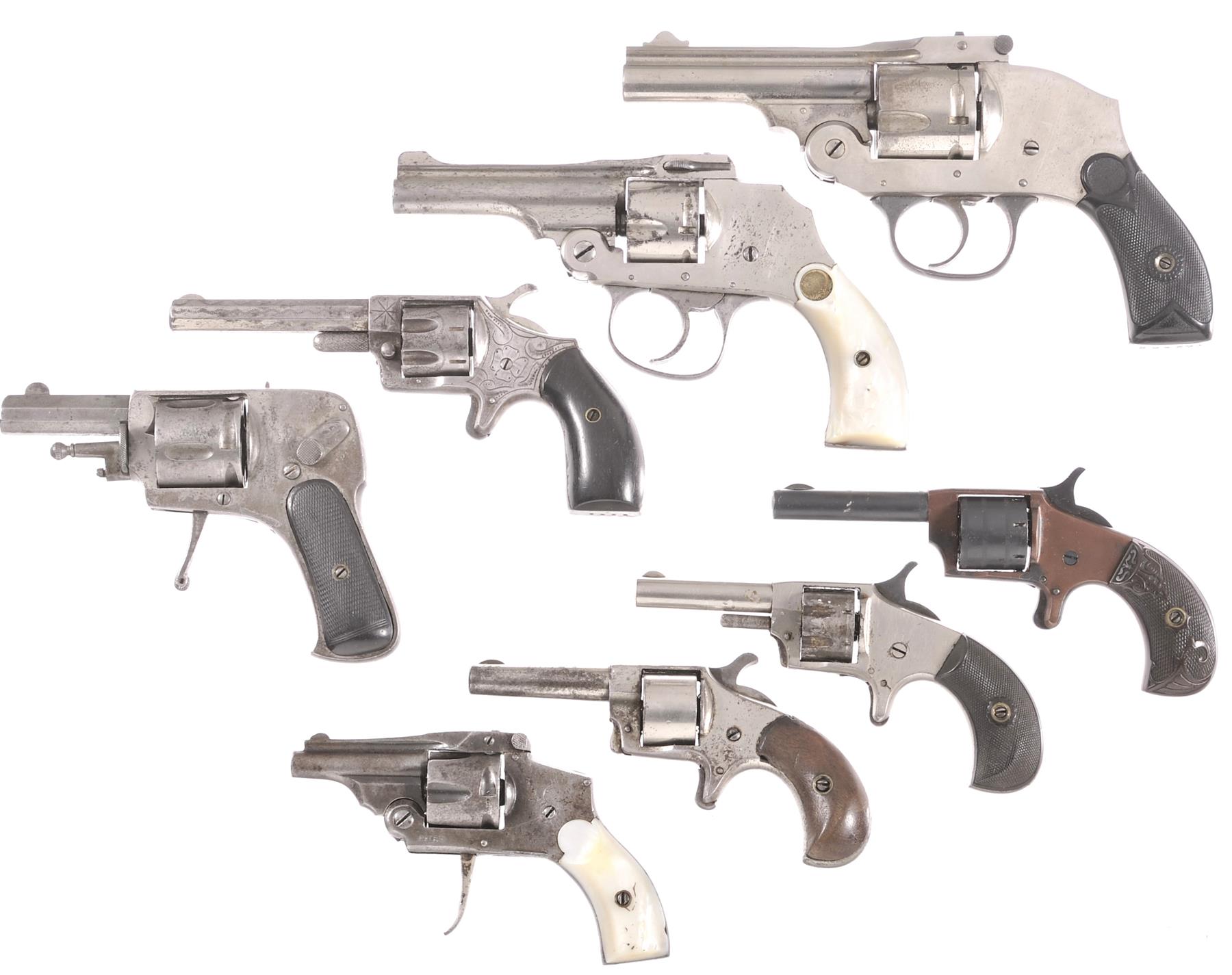 Eight Revolvers | Rock Island Auction