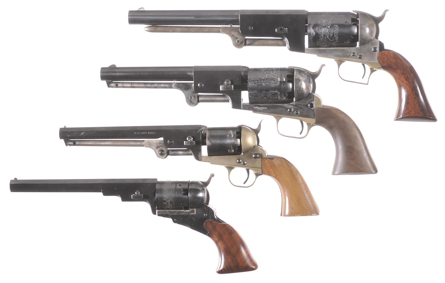 Four Contemporary Percussion Revolvers | Rock Island Auction
