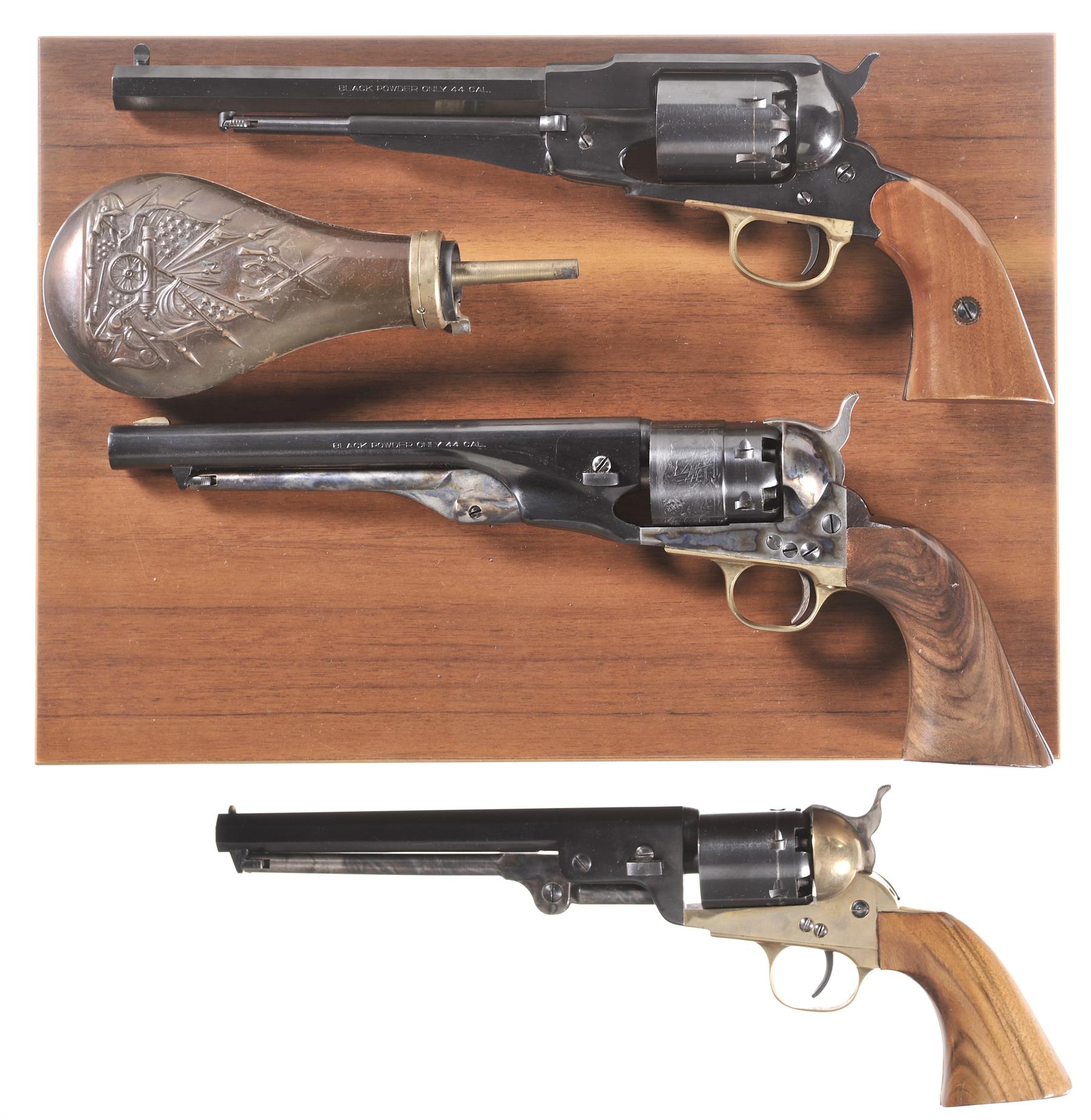 Three Contemporary Percussion Revolvers | Rock Island Auction