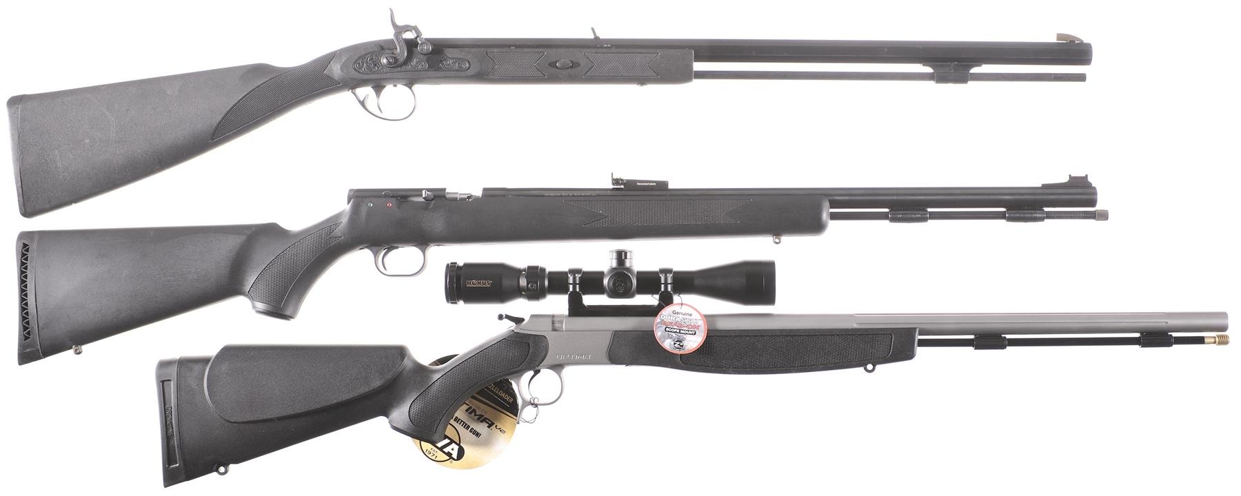 Three Contemporary Percussion Rifles | Rock Island Auction