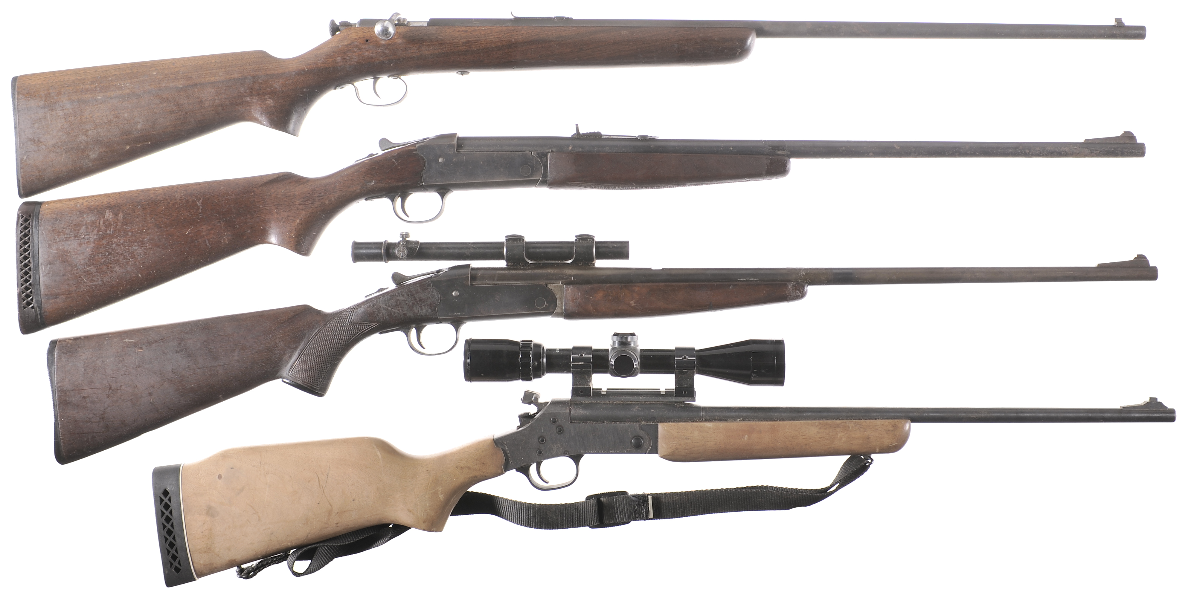 Four Single Shot Rifles | Rock Island Auction