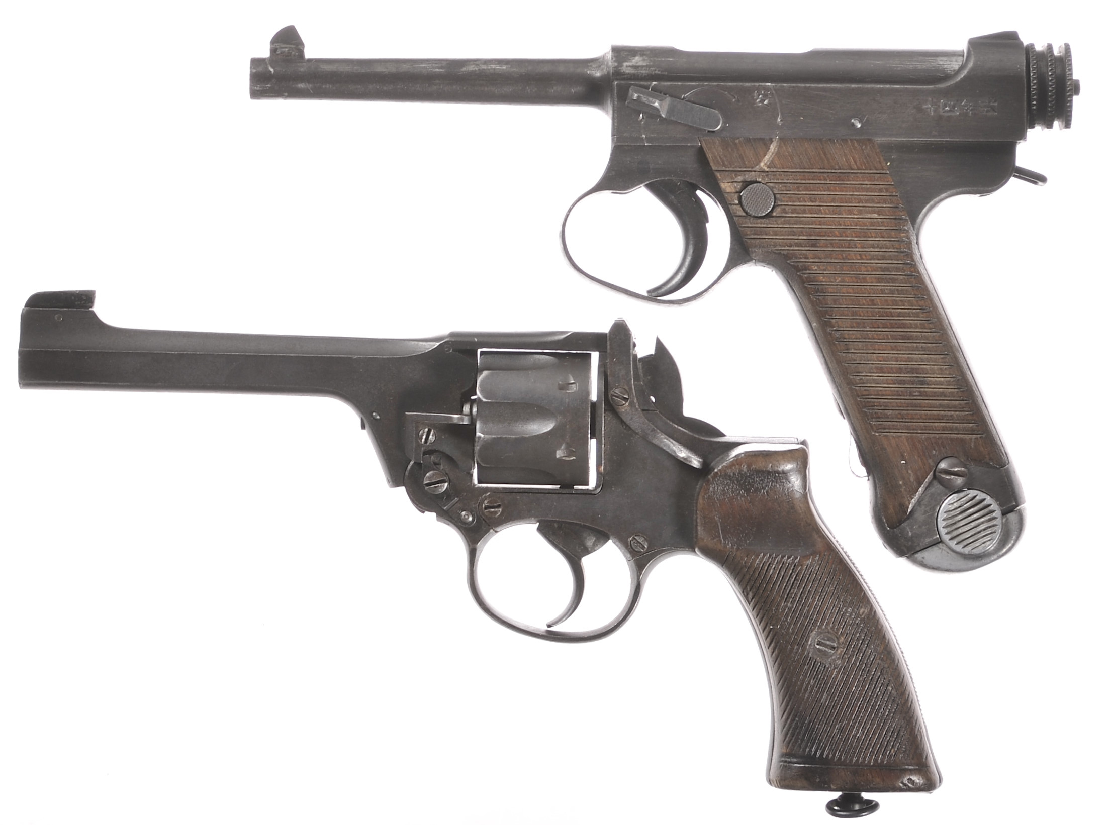 Two Military Style Hand Guns | Rock Island Auction