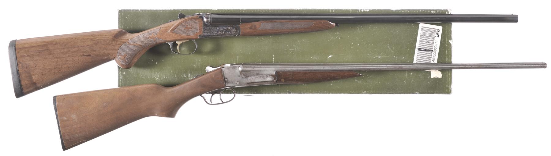 Two Double Barrel Shotguns | Rock Island Auction
