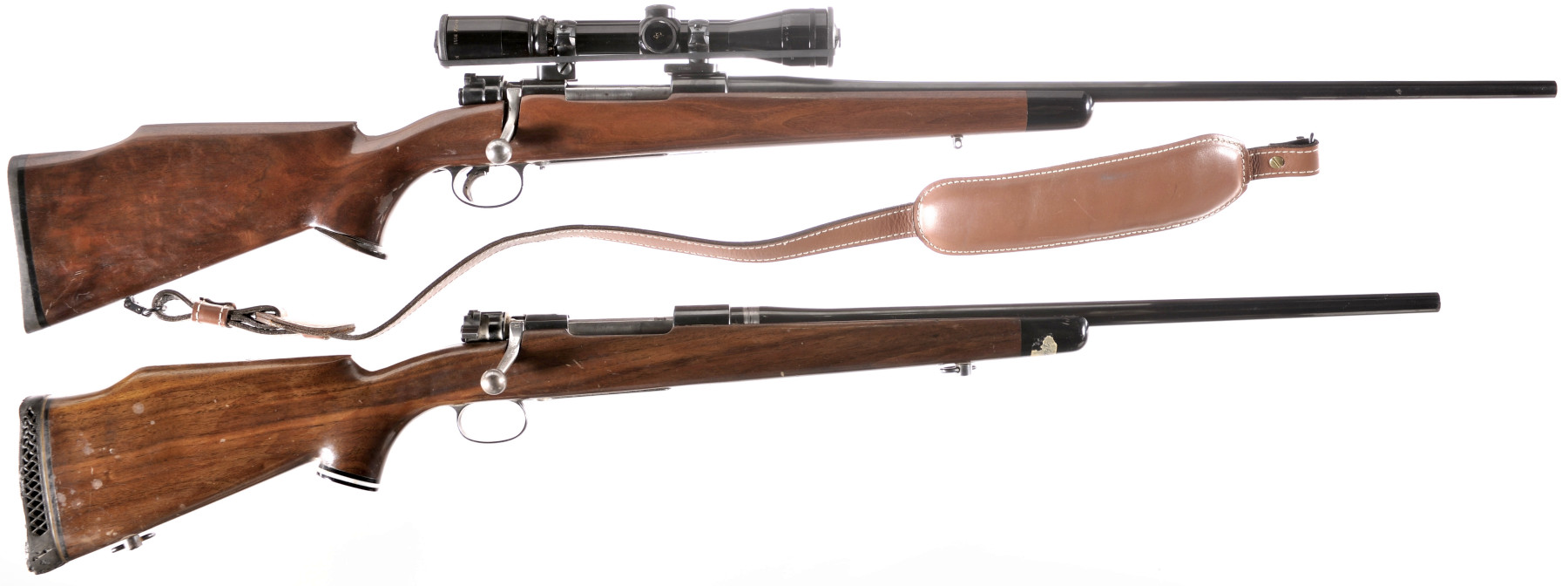 Two Mauser Style Bolt Action Rifles | Rock Island Auction