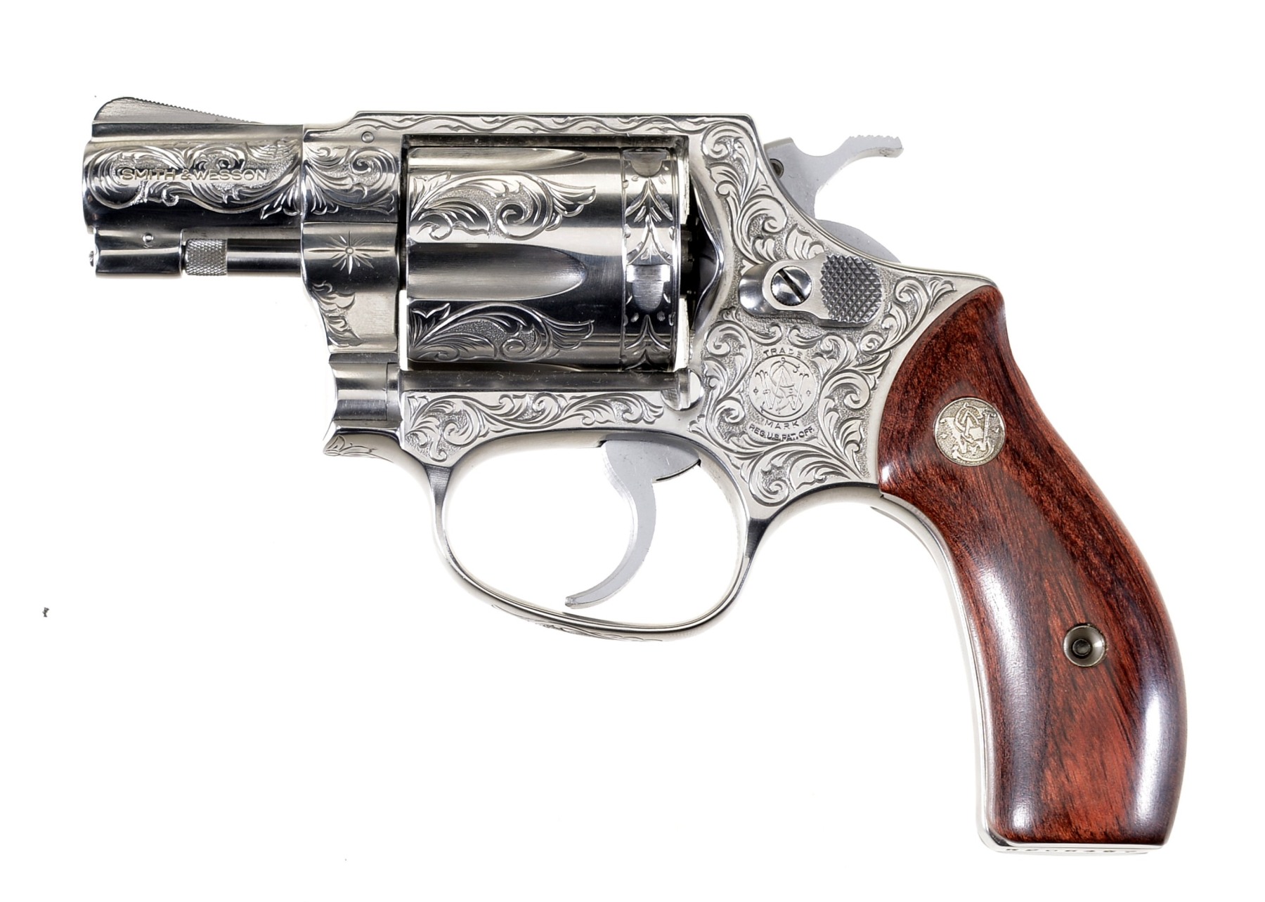 Engraved Smith & Wesson Model 60 Double Action Revolver | Rock Island ...