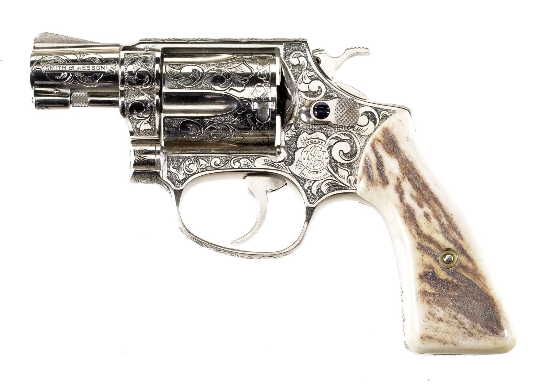 Engraved Smith & Wesson Model 36 Double Action Revolver | Rock Island ...