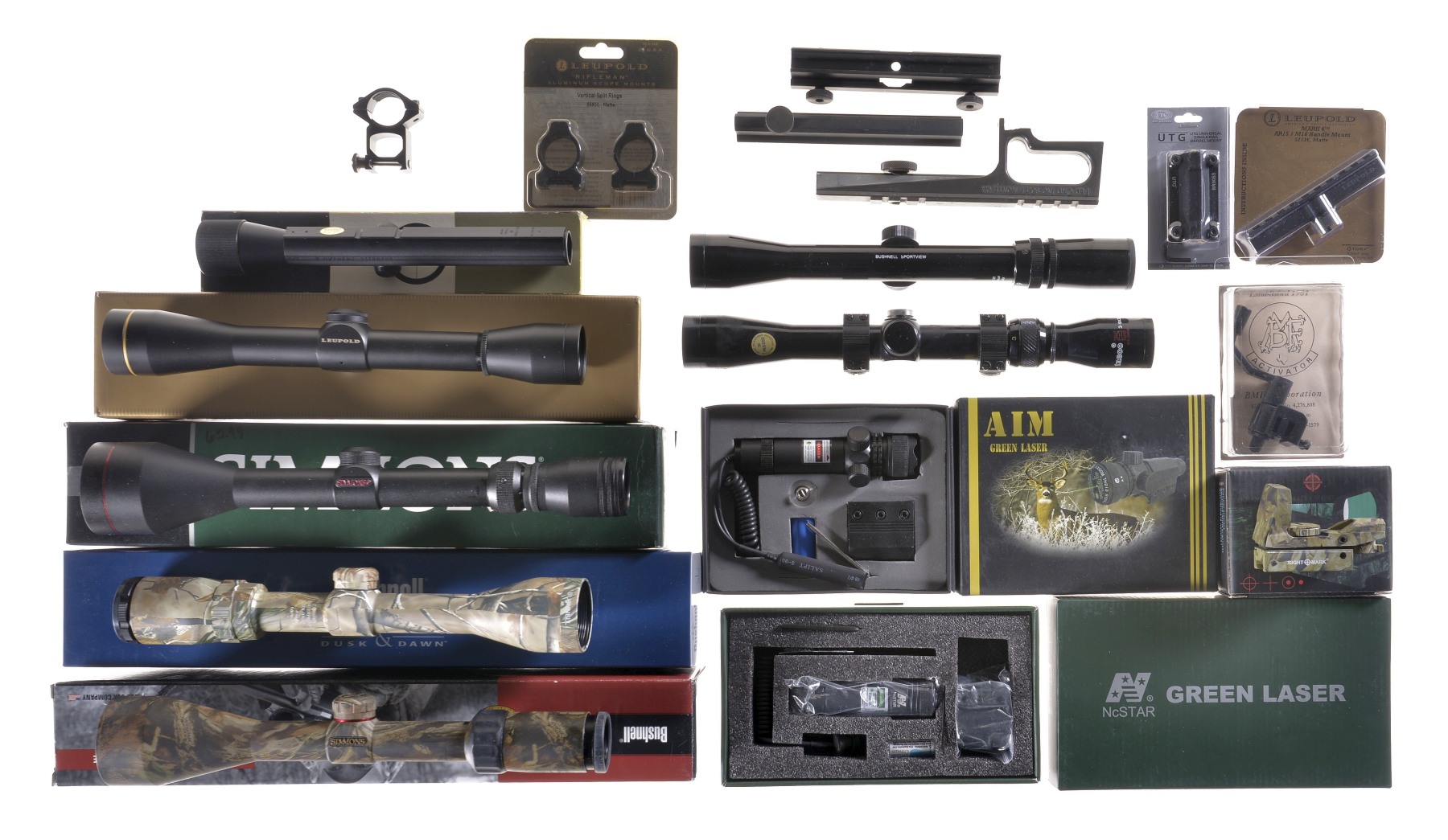 Group of Scopes and Scope Accessories | Rock Island Auction