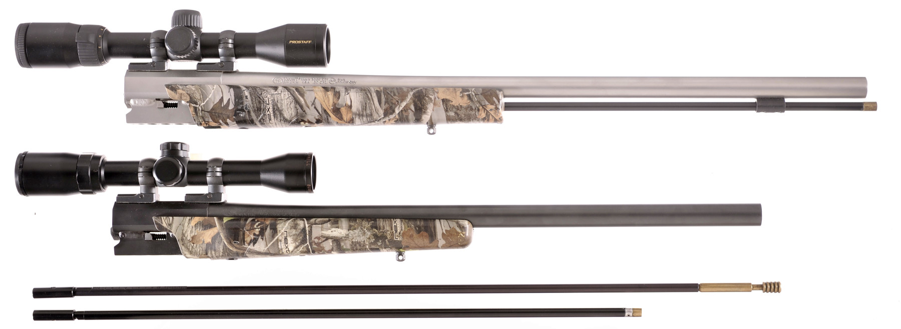 Two Knight Black Powder Barrels with Scopes | Rock Island Auction