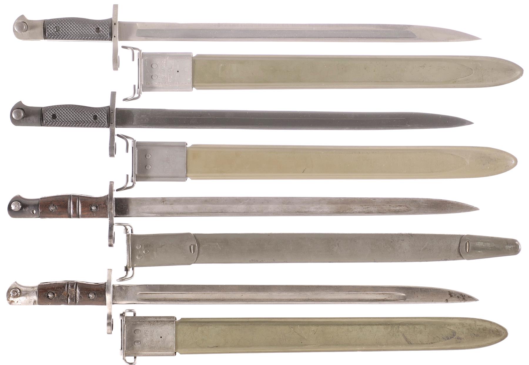 Four Assorted Military Style Bayonets | Rock Island Auction
