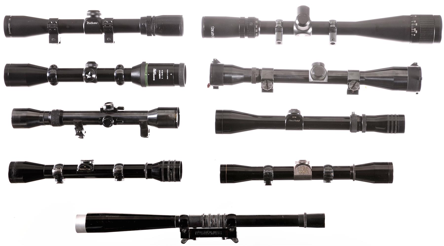 Group of Nine Long Gun Scopes | Rock Island Auction
