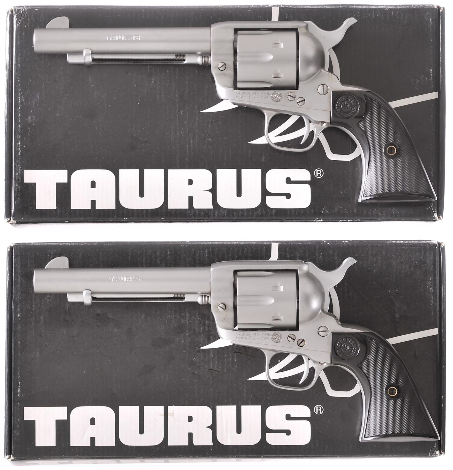 Two Consecutively Serial Numbered Taurus Revolvers | Rock Island Auction
