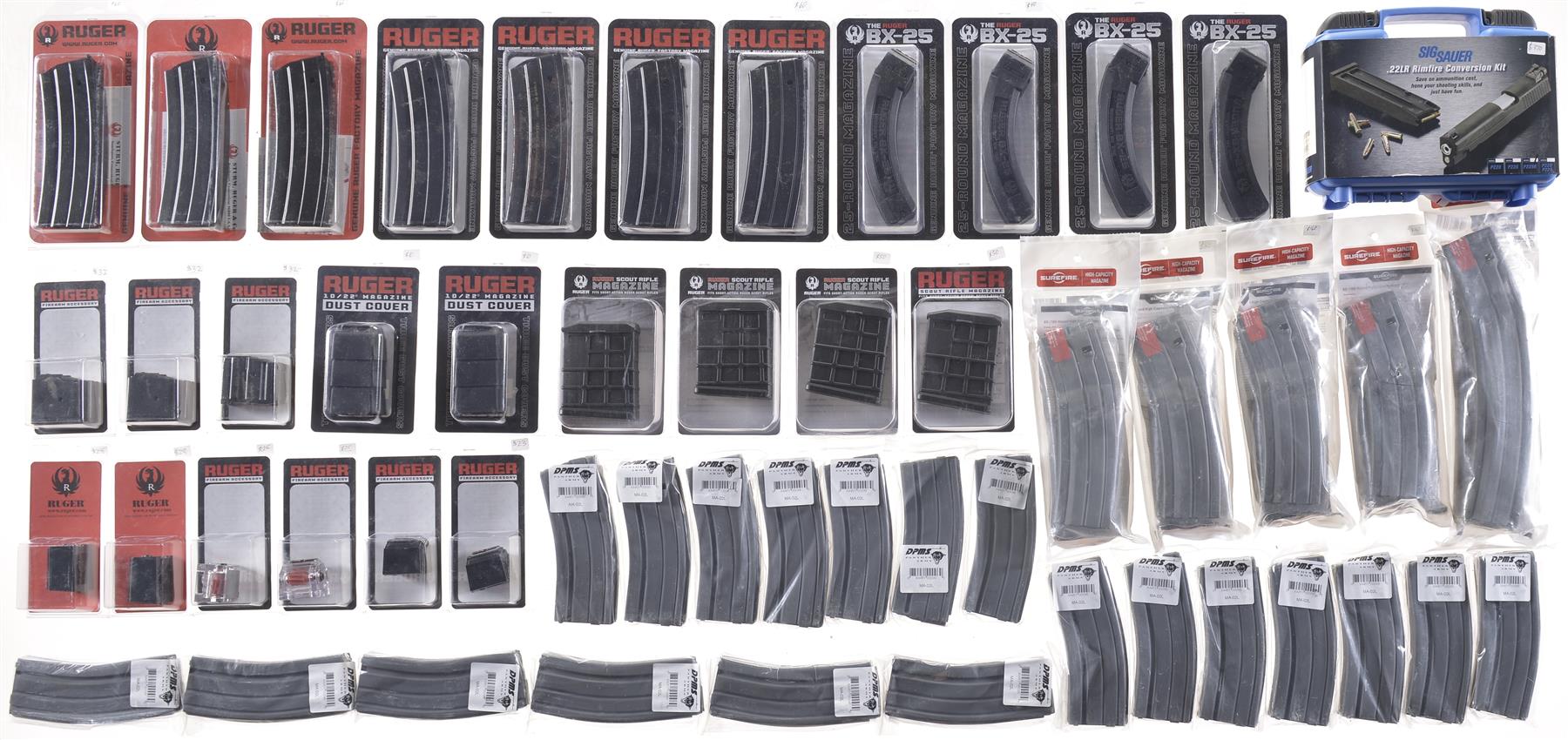 Group of Assorted Magazines and One Conversion Kit | Rock Island Auction