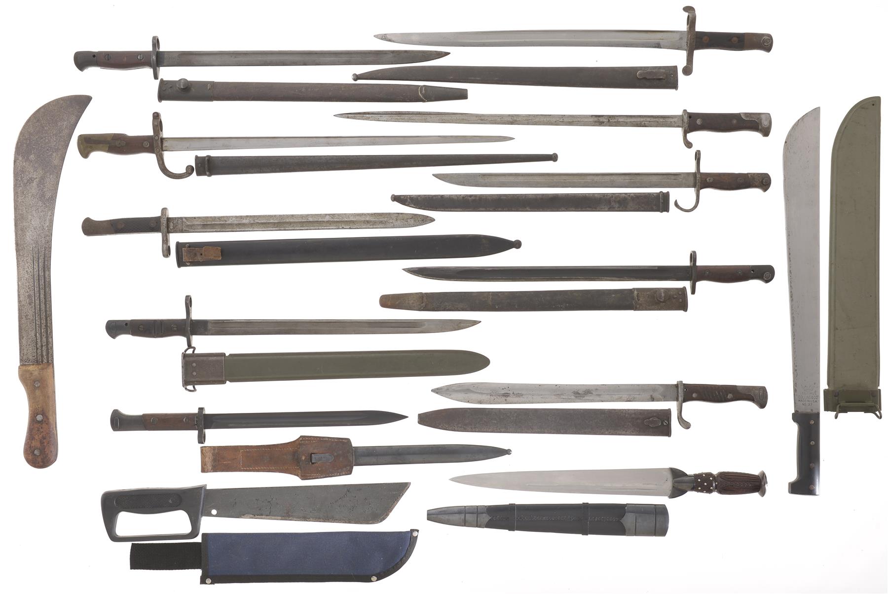 Fourteen Assorted Military Style Edged Weapons | Rock Island Auction