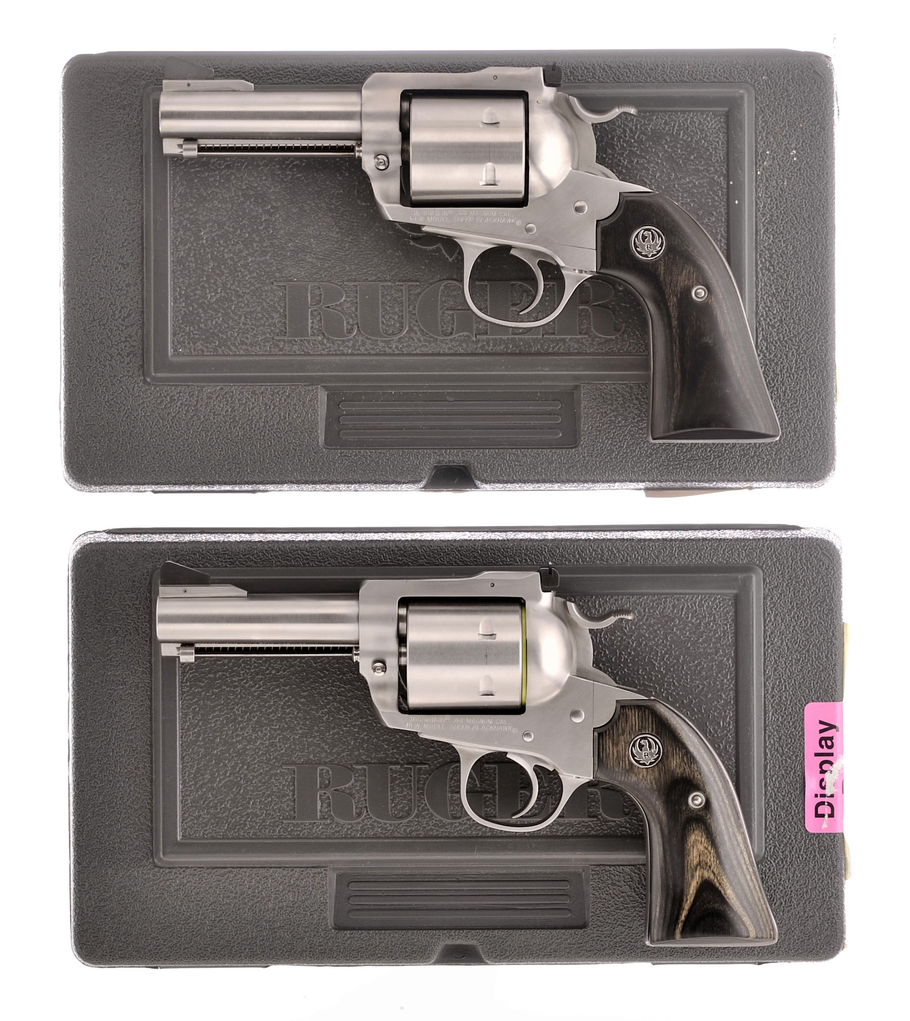 Two Ruger New Model Super Blackhawk Single Action Revolvers | Rock ...