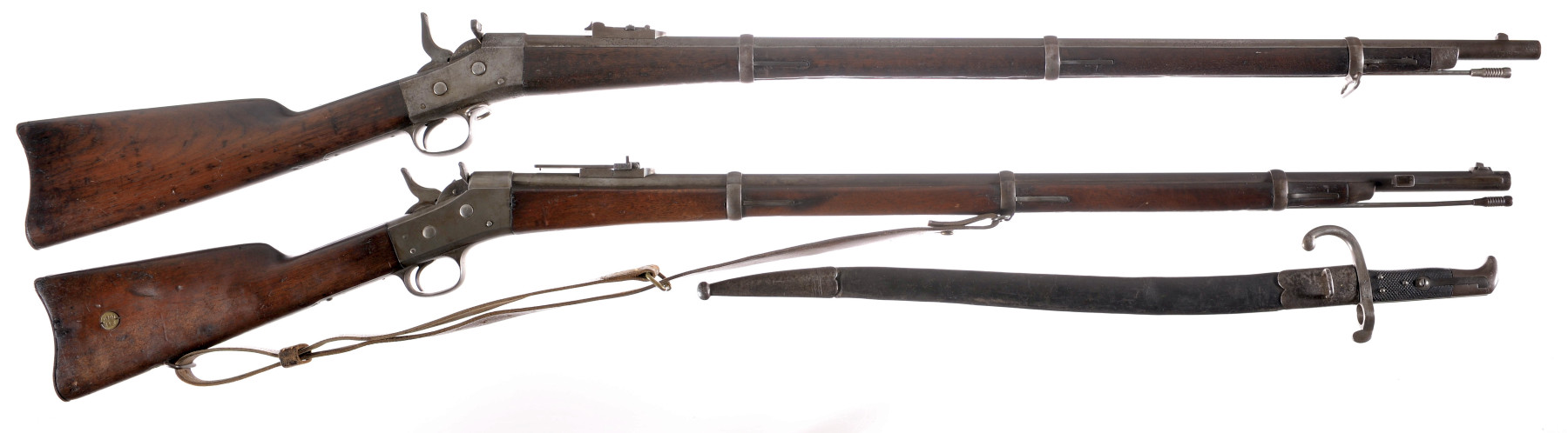 Two Remington Rolling Block Rifles | Rock Island Auction