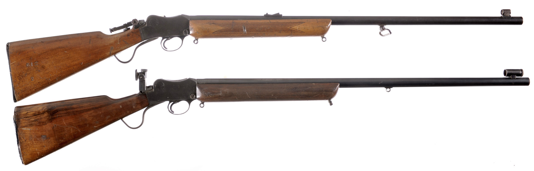 Two BSA Martini Single Shot Rifles | Rock Island Auction