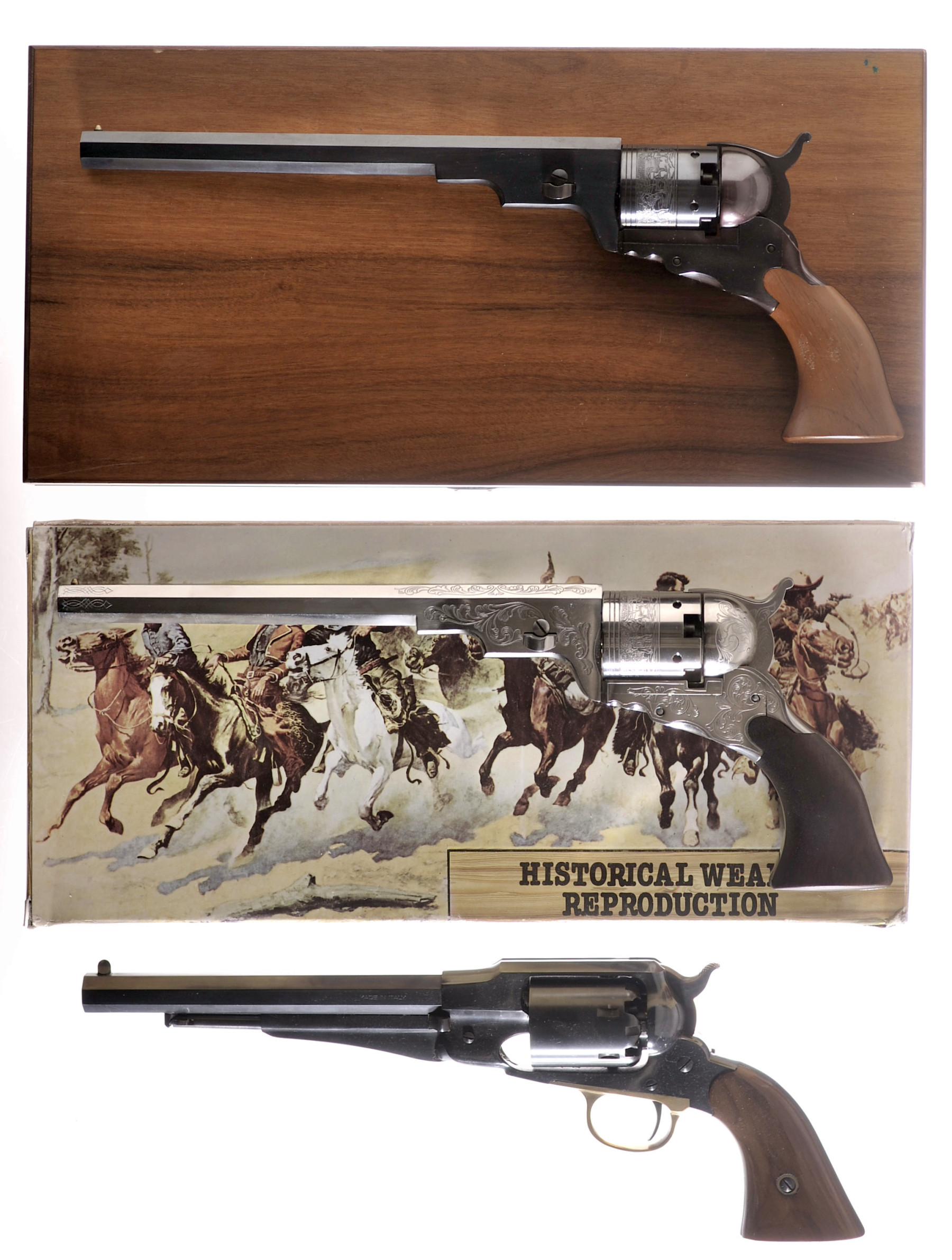 Three Contemporary Percussion Revolvers | Rock Island Auction