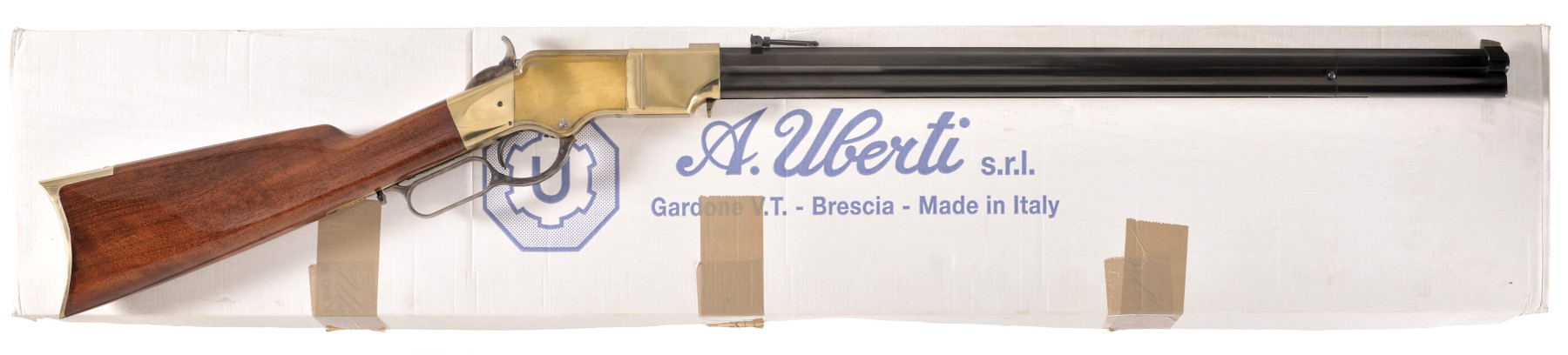 Uberti Henry Lever Action Rifle with Matching Box | Rock Island Auction