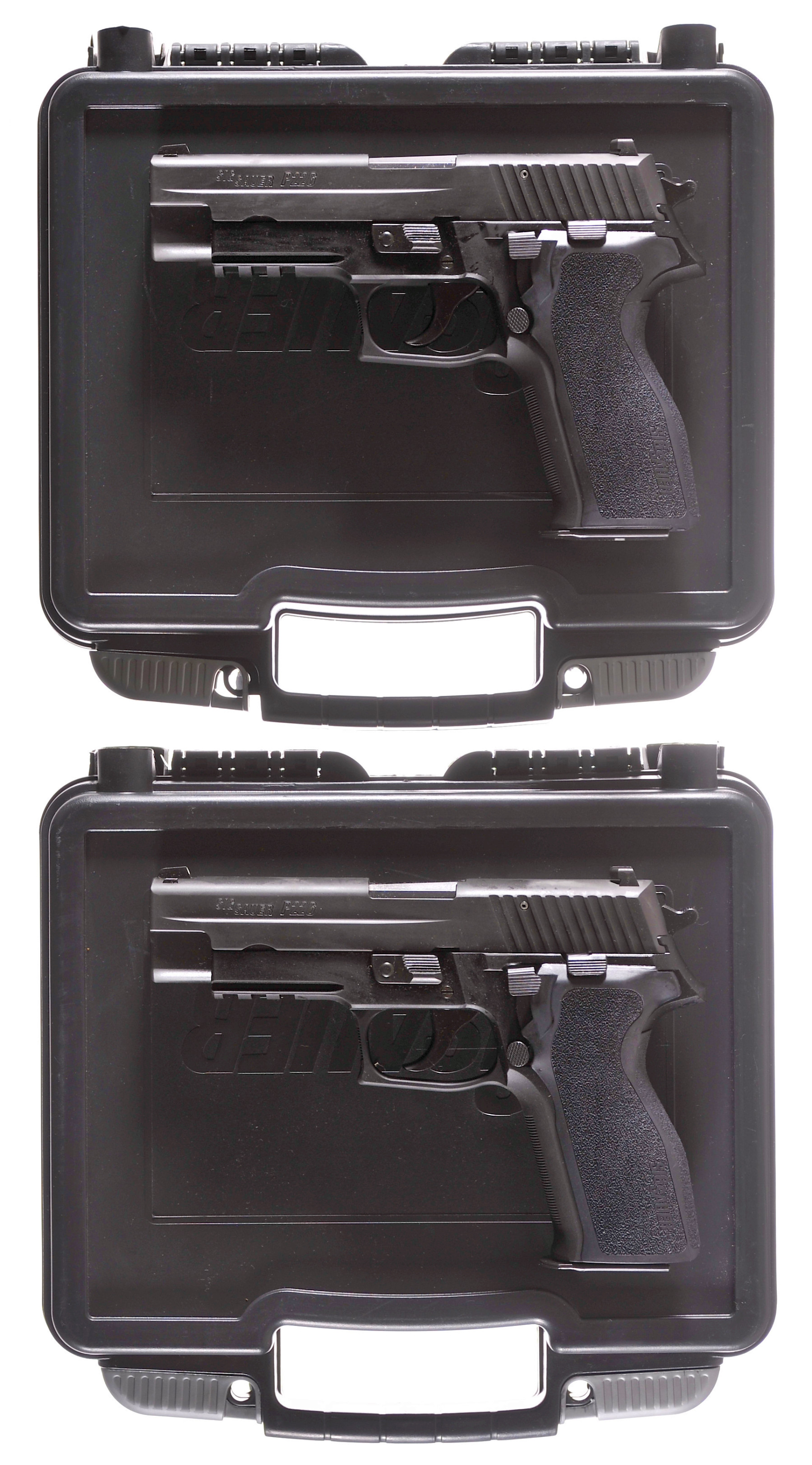 Two Sig Sauer P226 Nitron Semi-Automatic Pistols with Cases | Rock ...