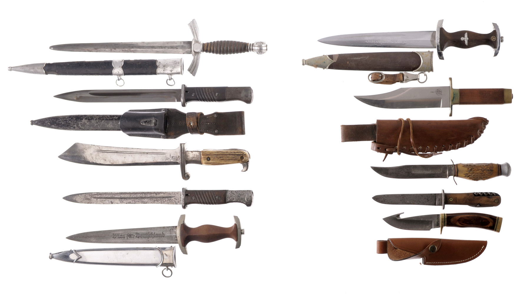 Ten Assorted Edged Weapons | Rock Island Auction
