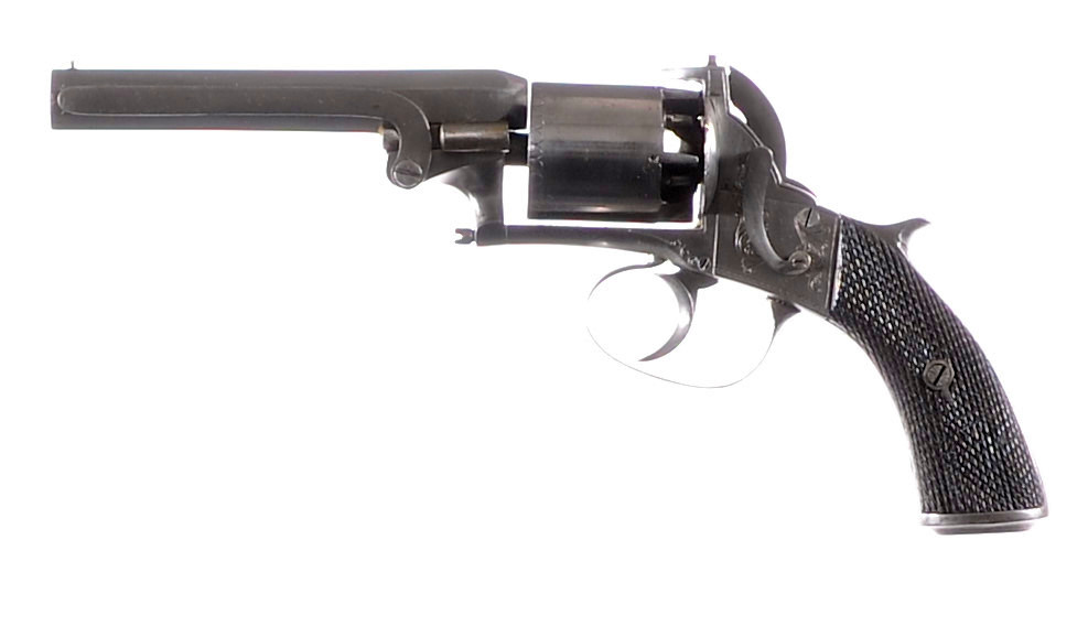 Engraved Tranter Style Percussion Revolver | Rock Island Auction