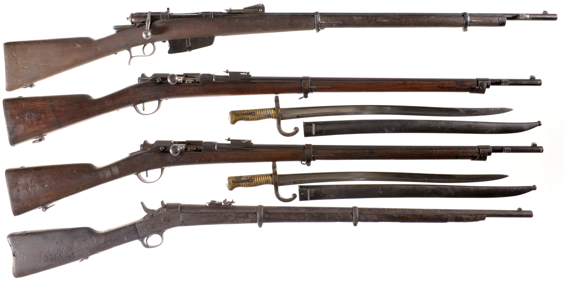 Four Rifles -A) Torino Vetterli Model 1870/87/15 Bolt Action | Rock ...