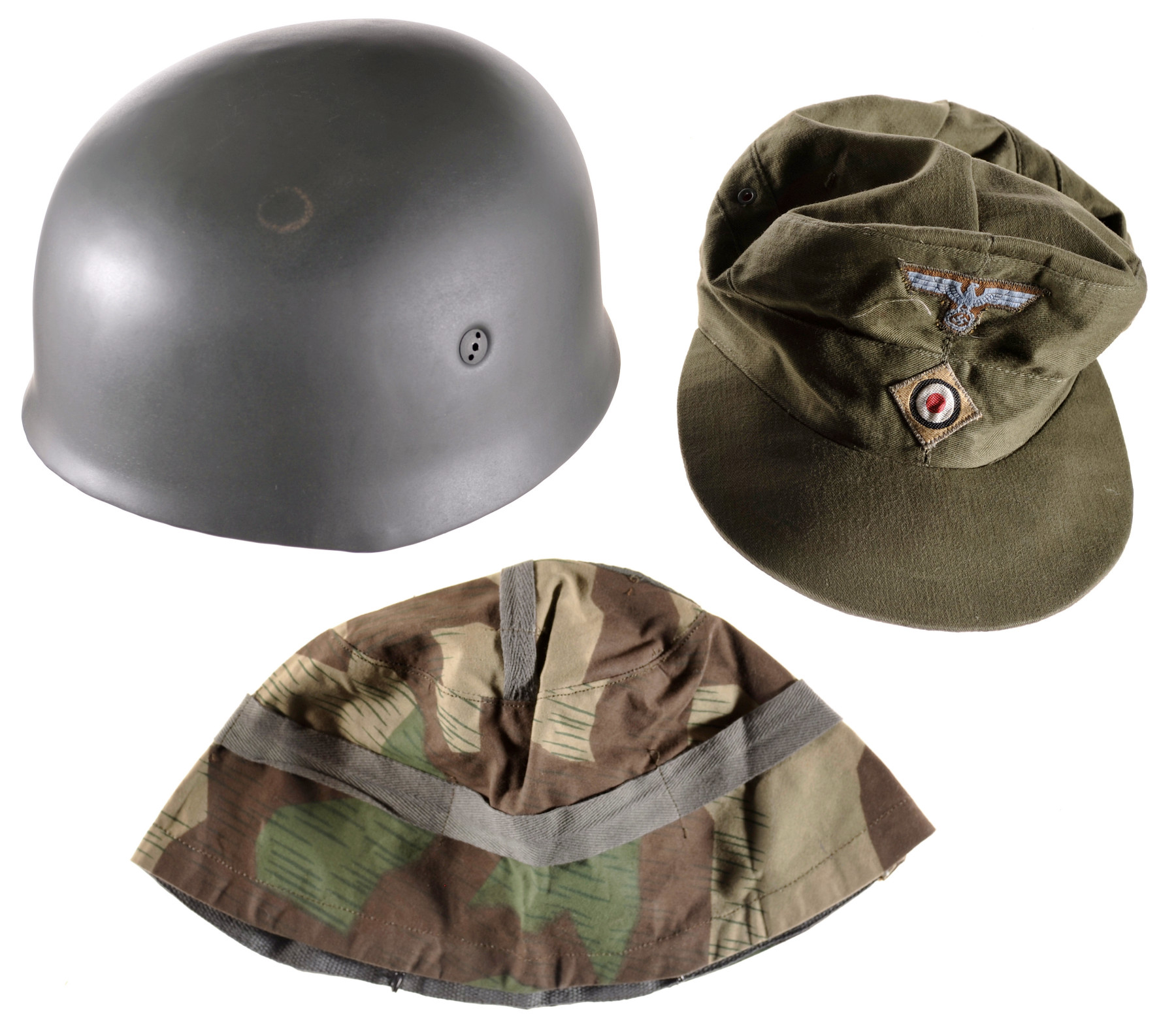 Military Style Helmet with Camouflage Cover and German Style | Rock ...