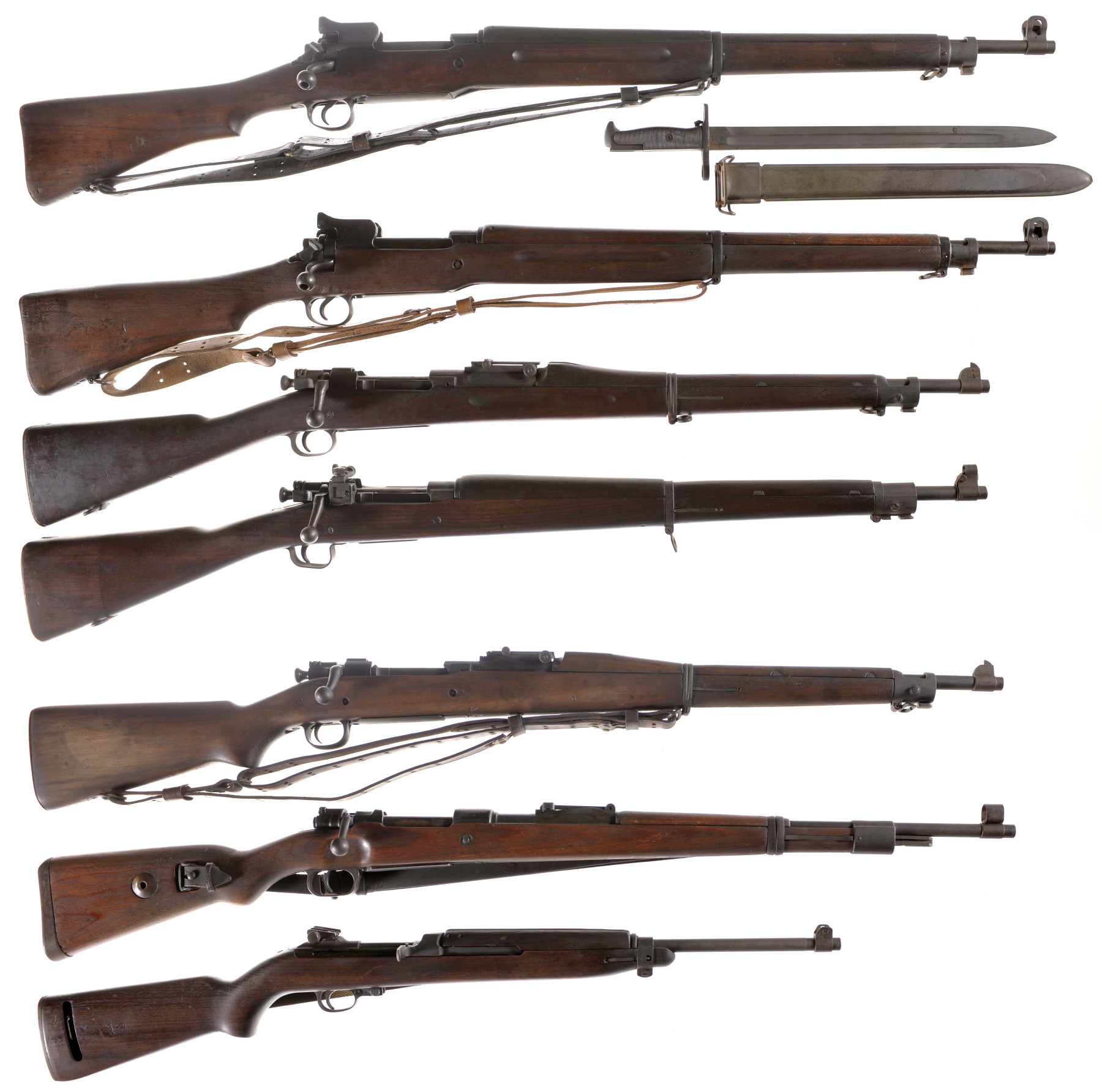 Seven Military Long Guns | Rock Island Auction