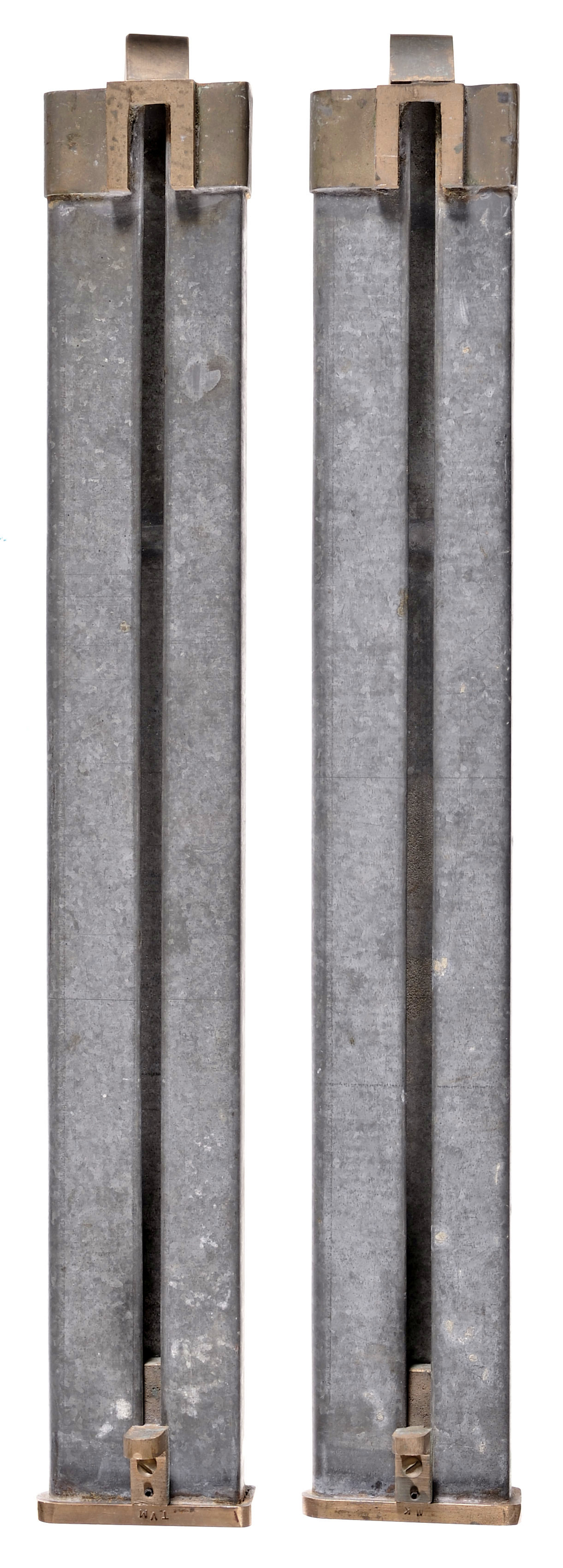 Two Gatling Gun Stick Magazines | Rock Island Auction