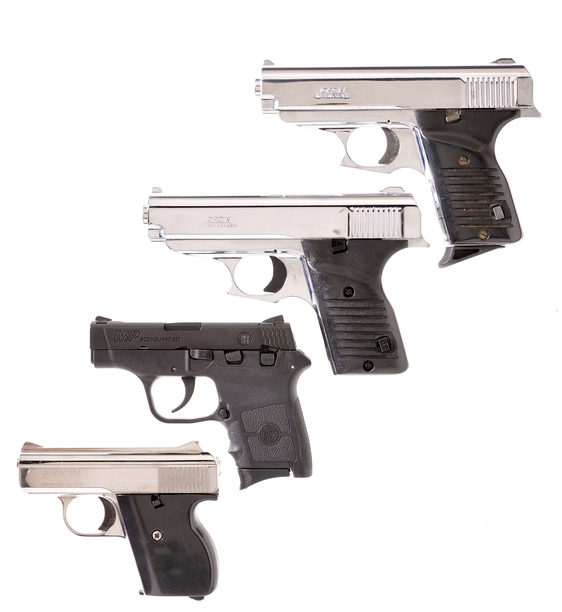 Four Semi-Automatic Pistols -A) Lorcin L380 Pistol | Rock Island Auction