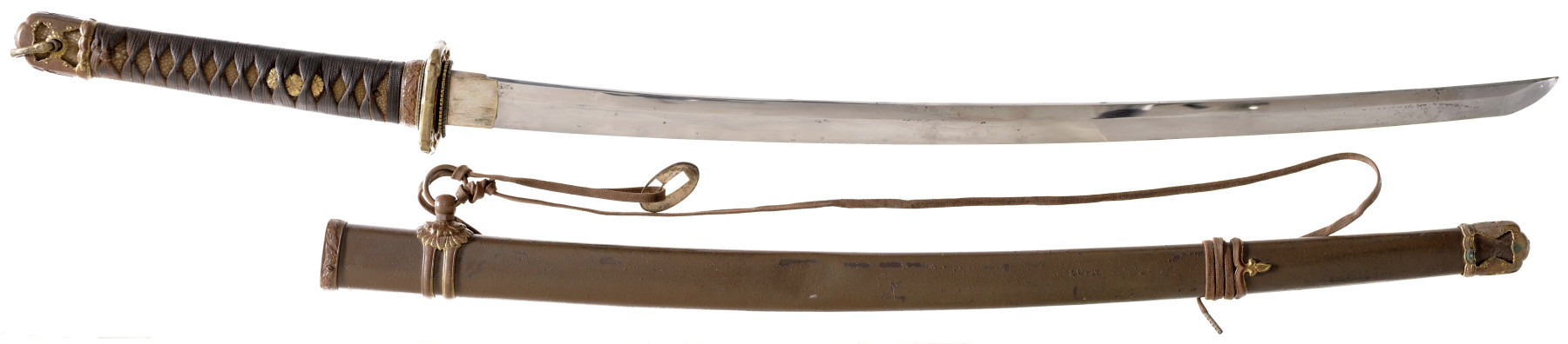 Japanese Shin-Gunto Style Sword with Scabbard | Rock Island Auction