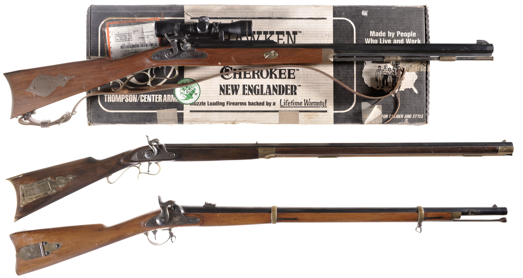 Three Contemporary Percussion Rifles | Rock Island Auction