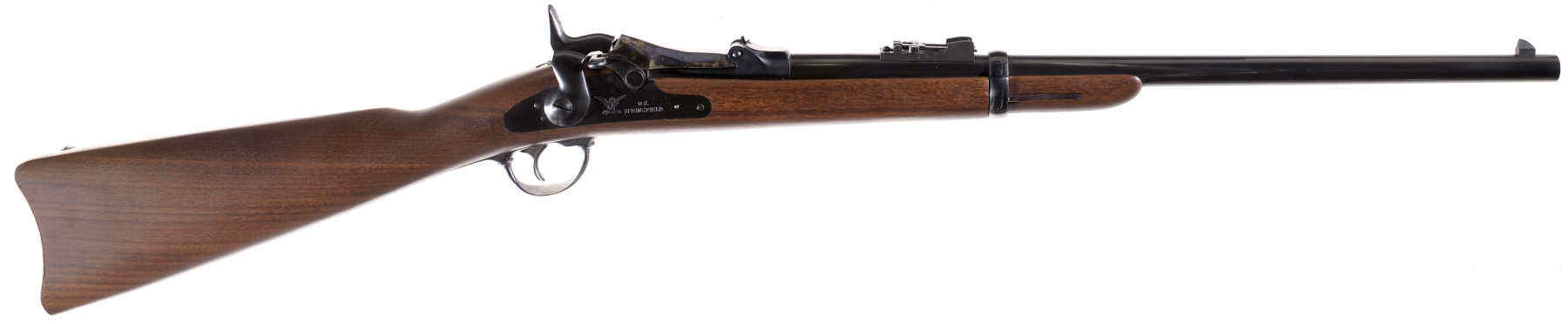 Pedersoli 1873 Springfield Trapdoor Carbine with Matching Box | Rock ...