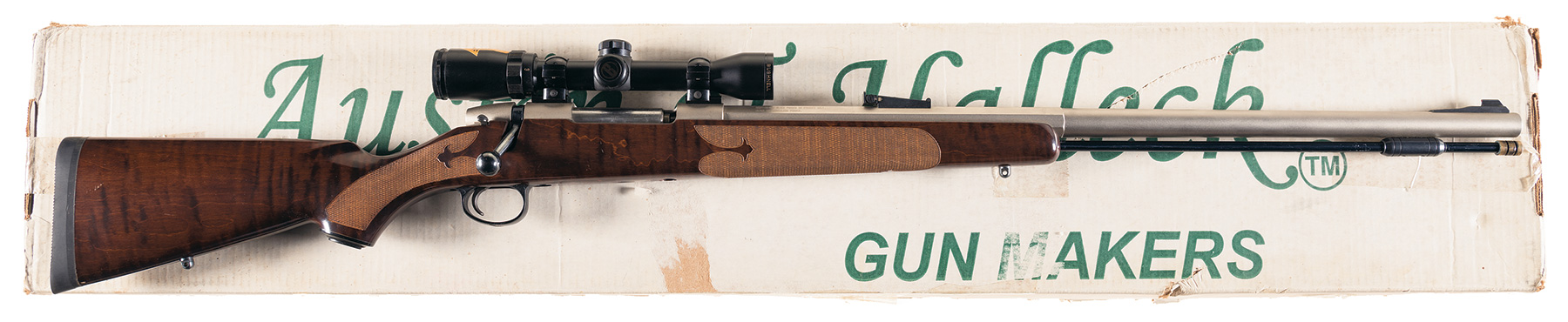 Austin & Halleck Model 420 LR Classic Rifle with Scope and Box | Rock ...
