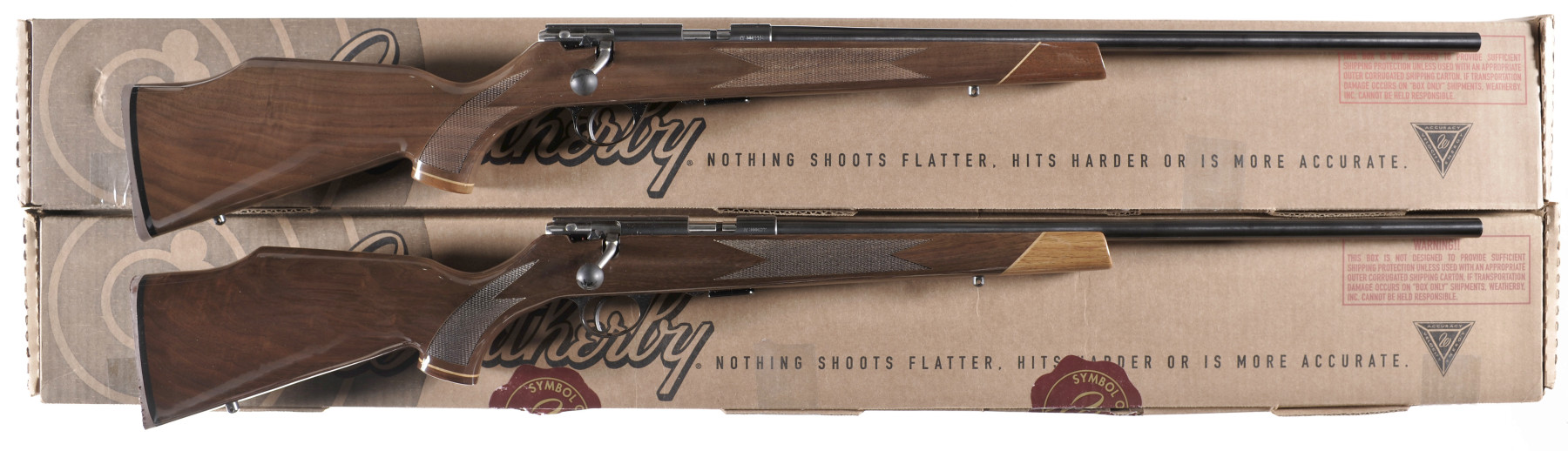 Two Weatherby Bolt Action Rifles -A) Weatherby Mark XXII Rifle | Rock ...