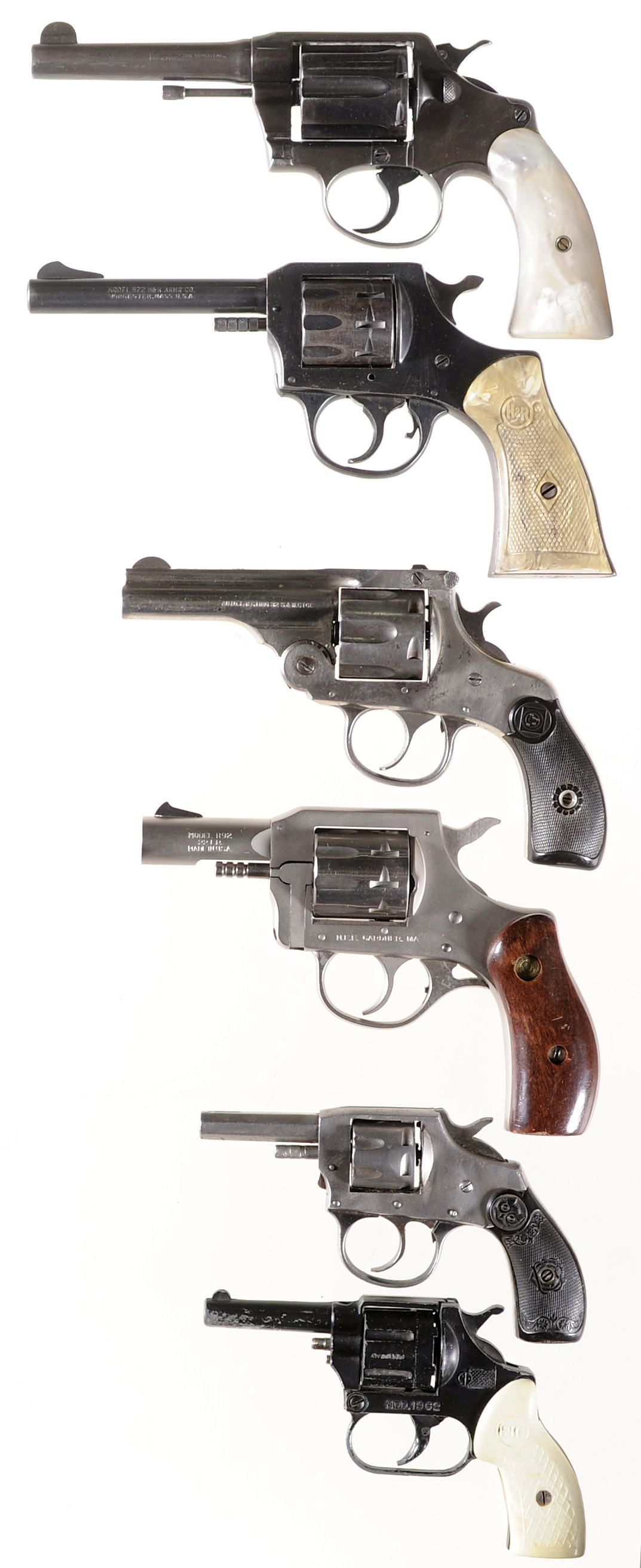 Six Double Action Revolvers | Rock Island Auction